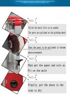 China Semi Automatic Leather Grinding Polishing Drying Trimming Machine Shoe Repair Machine With Shoes Holder for sale