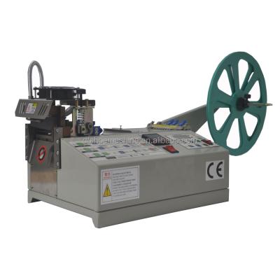 China Automatic Cold and Hot Nylon Belt Tape Cutting Machine Textile Belt Tape Cutter Ribbon Tape Cutting Machine for sale