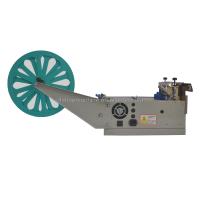 China Cold Knife Nylon Belt Cutting Machine Woven Label Cut Machine Automatic Tape Cutter for sale