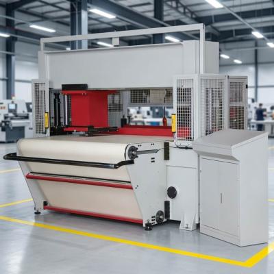 China Automatic Automotive Foam Gasket Cutter Machine CNC Feeding Precision Moving Head Leather Digital Die Cutting Machine for sale