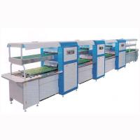 China Double Layer Shoe Upper OutSole Attaching Assembly Line Shoe Cement Drying Activator Machine for sale