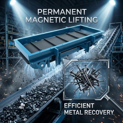 China Suspended Permanent Strong Magnetic Iron Suction Machine In Casting 1.5Kw for sale
