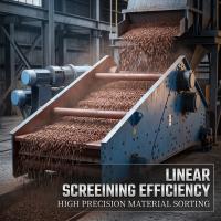 China Inertia Linear Screening Machine Fine Vibration Screening Machine 20T 25T 30T Easy Maintenance for sale