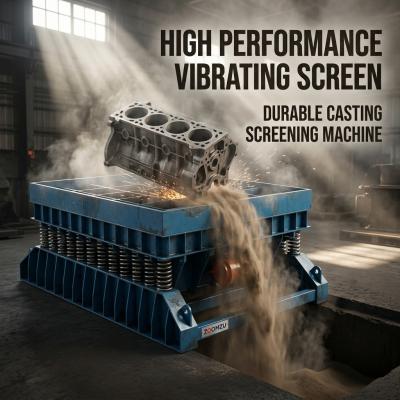 China Sand Casting Vibrating Screening Equipment Simple Operation Zoomzu -L25 for sale