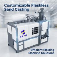 China Flaskless Top Bottom Blowing Green Sand Moulding Machine Customizable for sale