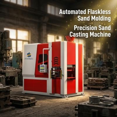 China Horizontal Flaskless Sided Blowing Sand Molding Machine Automated for sale