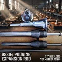 China Horizontal Parting Casting Molding Machine Parts Sand Mold Pouring Mouth Expansion Rod SS304 for sale