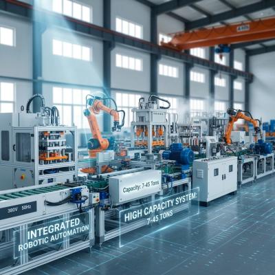 China 380V50Hz Customized Automatic Production Line Offering Typically 7-45 Tons Capacity for Optimized Manufacturing Operations for sale