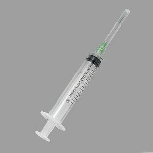 China Disposable Medical Supply 3 Parts Retractable Safety Syringe with Needle for sale