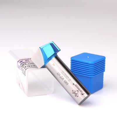 China Rustproof Portable 90 Degree Router Bit , Corrosion Resistant V Milling Cutter for sale