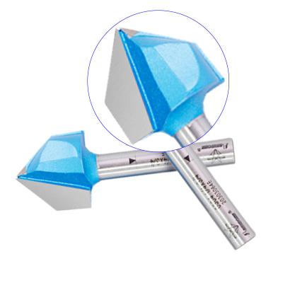 China High Precision V Groove Router Bit Double Flute Chamfer Carbide Tipped Woodworking Tool Bits for sale