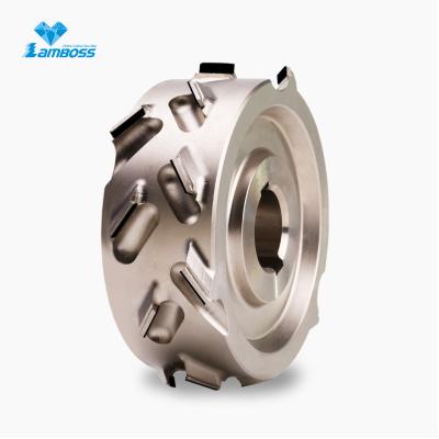 China PCD Diamond Woodworking Edge Banding Spiral Cutter Pre Milling Jointing Cutter for sale