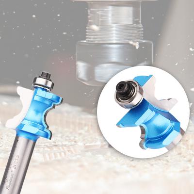 China Lamboss Concave Bull Nose Router Bits Woodworking Half Round Side Cutter Bit for sale