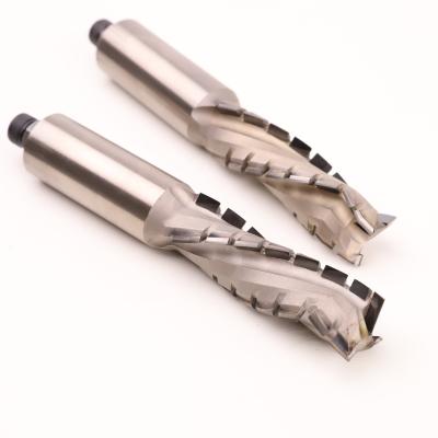 China Lamboss Customized Z=3+3 PCD Spiral Cutters Diamond Tipped Cutter Router Bit Woodworking for sale