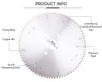 China PCD Saw Blades for Wood Cutting Bimetal Band Saw Blades for Cutting Aluminum for sale