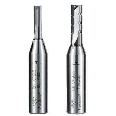 China Lamboss Wholesale Woodworking Milling Cutter TCT Solid Carbide 3 Flutes Straight Bits Router Bit for sale