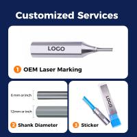 China Lamboss Custom Wood Cutting CNC Router Bit for Router Table Woodworking Cove Bit Bearing Milling Cutter 70HRC for sale