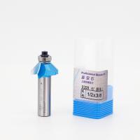 China Lamboss TCT 45 Degrees Bevel Edge Router Bit With Bearing Cnc Trimming Wood Milling Cutter High Quality for sale