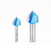 China Lamboss Customized OEM ODM Milling Cutter Professional Design V Type Slotting Cutter Woodworking Carving Engraving Router Bit for sale