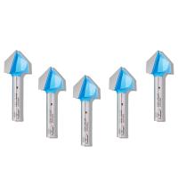 China Custom Logo Flutes Router Bits Carving Trimming Milling Cutter Tool Accessories for Woodworking Router Bits for sale