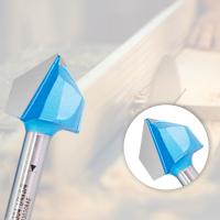 China Custom Logo Flutes Router Bits Carving Trimming Milling Cutter Tool Accessories for Woodworking Router Bits for sale
