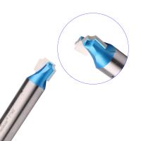 China Lamboss Flat Bottom Cutter High Precision Dyed Belly Clear Bottom Knife Bit Router Bit Trimming Milling Cutter Woodworking for sale