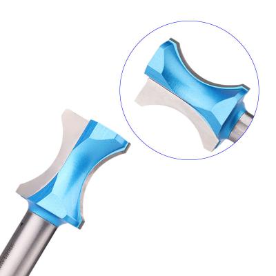 China Lamboss Flat Bottom High Precision Convex Edging Bit for Wood Trimming Milling Cutter for sale