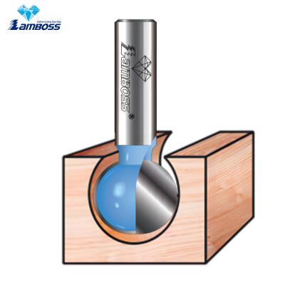 China Lamboss Customized 70HRC Carbide  OEM ODM Router Bit Concave Nose Shape Milling Cutter Round Carving Bit for sale