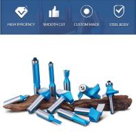 China Lamboss Customized 70HRC Carbide  OEM ODM Router Bit Concave Nose Shape Milling Cutter Round Carving Bit for sale