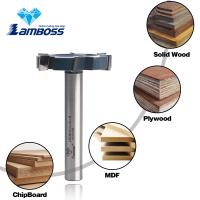 China Lamboss 6 Teeth T Shaped Slotting Router Bit for Woodworking Wholesale Customization Carbide 70HRC Router Bit for sale