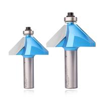 China OEM ODM Lamboss 60HRC Chamfer Bit for Woodworking Good Quality CNC Milling Cutter Router Chamfer Bit for sale