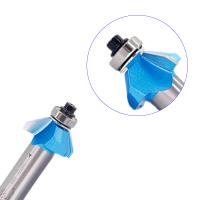 China OEM ODM Lamboss 60HRC Chamfer Bit for Woodworking Good Quality CNC Milling Cutter Router Chamfer Bit for sale