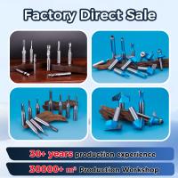 China Milling Cutter Carbide Tungsten Steel Tool CNC Router EndMill Top Router Bits Kit Milling Machine Tools for sale