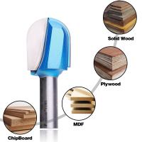 China TCT Solid Carbide Ball Nose End Mill 2 or 4 Flutes Ballnose End Router Bits Durable for Wood Milling for sale