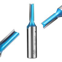 China Custom Woodworking Tools TCT Straight Bits Multifunctional Sloting Engraving Cnc Milling Cutter Straight Bits for sale