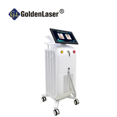 China Triple Wavelength Diode Laser Hair Removal Machine 755nm 808nm 1064nm with 2500W-3500W Output Power for sale