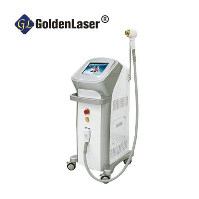 China 1.2KW Triple Wavelength 808/755/1064nm Laser Hair Removal Machine with 12×20mm Spot Size and 10Hz Frequency for sale