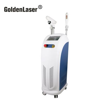 China Elight SHR RF Q-Switch Laser Hair Removal Machine - 3000W Power with 3 Handles for Multi-Function Beauty Treatments for sale