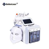 China 1MHz 7-in-1 RF Facial Spa Machine with H2O2 Bubble Technology, 350W Power, 20kg Weight for Professional Skin Care for sale