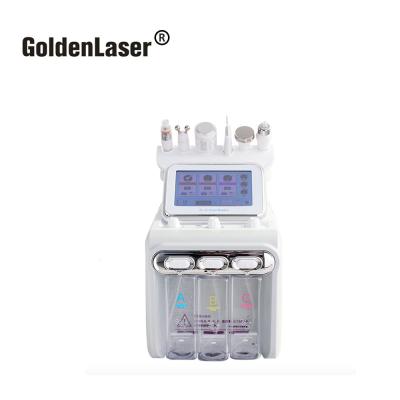 China 3Mhz H202 Hydrafacial Machine 6-in-1 with 15.4
