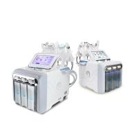 China 6-in-1 Oxygen H2O2 Small Bubble Facial Machine with 350W Power and 1MHz Ultrasonic Frequency for Professional Skin Care for sale