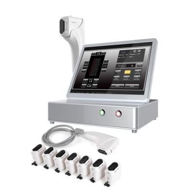 China 25mm Handheld HIFU Machine 200W with 7 Cartridges for 3D Ultrasound Skin Tightening and Body Contouring for sale