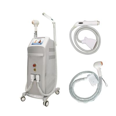 China 808nm Diode Laser & Q-Switched Nd:YAG Tattoo Removal Machine with 10.4