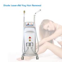 China 808nm Diode Laser + ND:YAG Laser Hair Removal Machine with 10.4