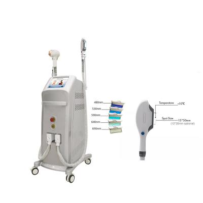 China 1600W 20Hz SHR DPL Laser Hair Removal Machine with 3000W Output and Dual IPL Handpieces for sale