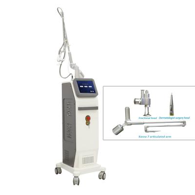 China 10600nm CO2 Fractional Laser Machine 40W with 3-in-1 System for Skin Resurfacing and Treatment for sale
