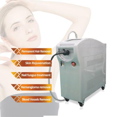 China 1064 YAG Alexandrite Laser Hair Removal Machine 755nm 3000W Dual Wavelength with Cooling System for sale