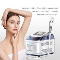 China Portable 808nm Diode Laser Hair Removal Machine 10-50J/cm2 600W for sale