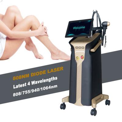 China Portable 808nm Diode Laser Hair Removal Machine 600W with 30 Million Shots for sale