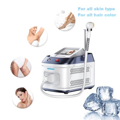 China 1600W 808nm Diode Laser Hair Removal Machine with 3500W Output Power and Adjustable 1-120J/cm² Fluence for sale